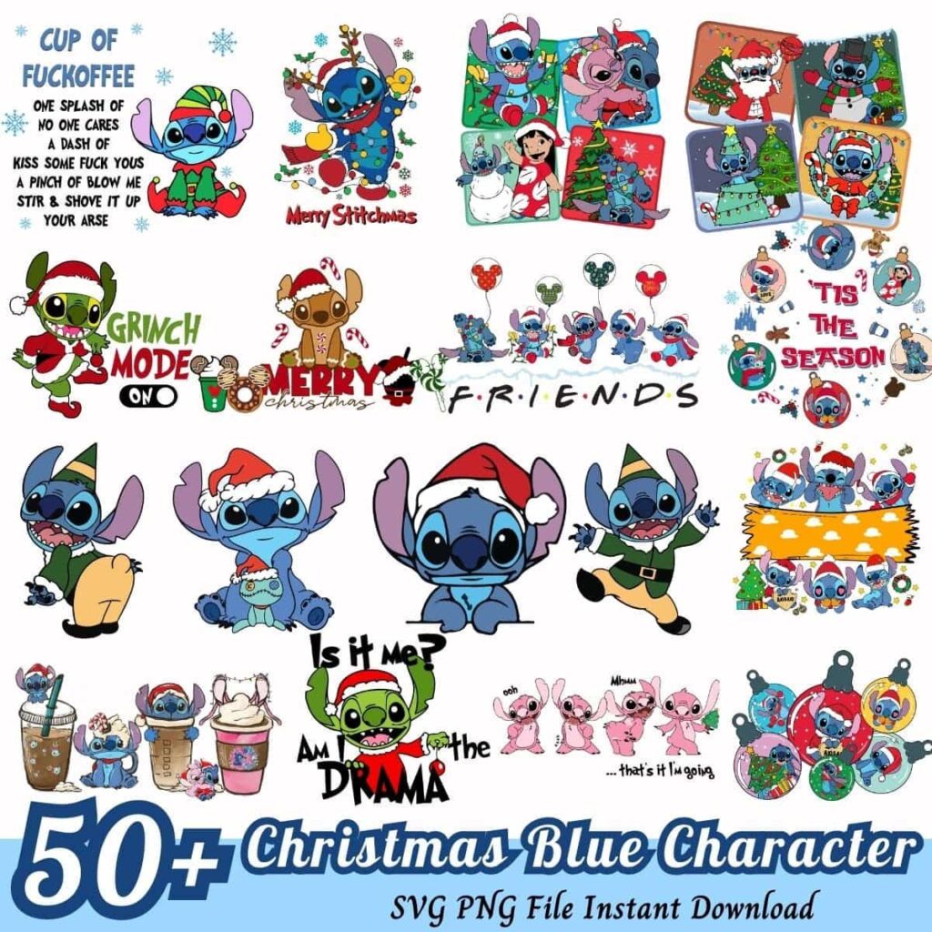 Christmas stitch grinch mode svg bundle, stitch christmas svg, grinch mode on svg - High-quality ...
