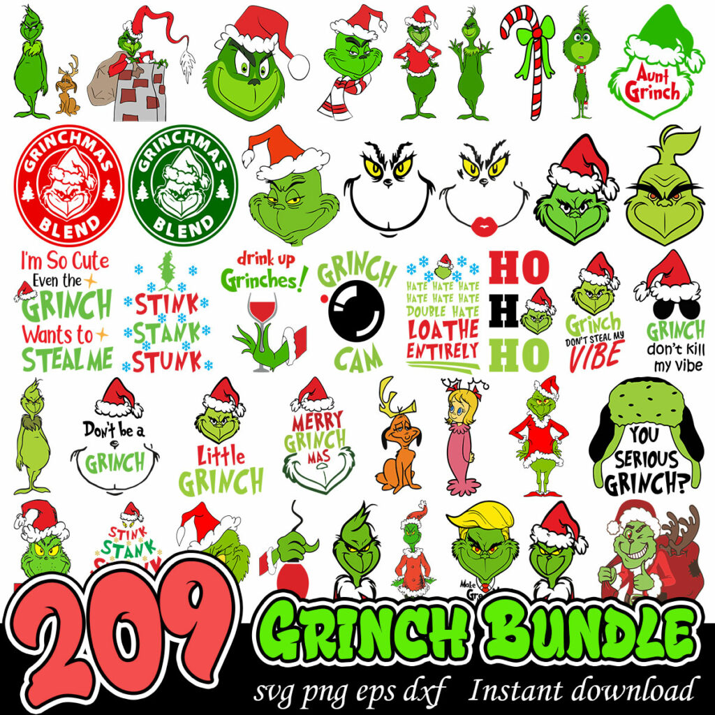 Grinch stitch disney svg bundle, stitch and grinch svg, stitch christmas svg - High-quality SVG ...