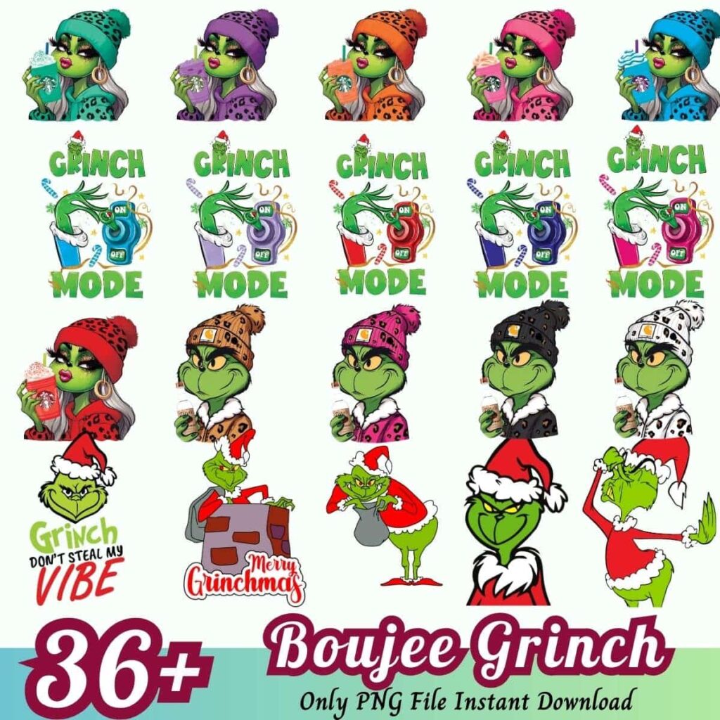 Grinch christmas mode on off png bundle, grinch mode on png - High-quality SVG and PNG files for ...