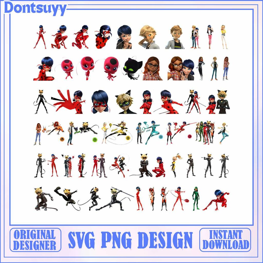 Lady bug cartoon characters svg bundle, lady bug svg - High-quality SVG ...