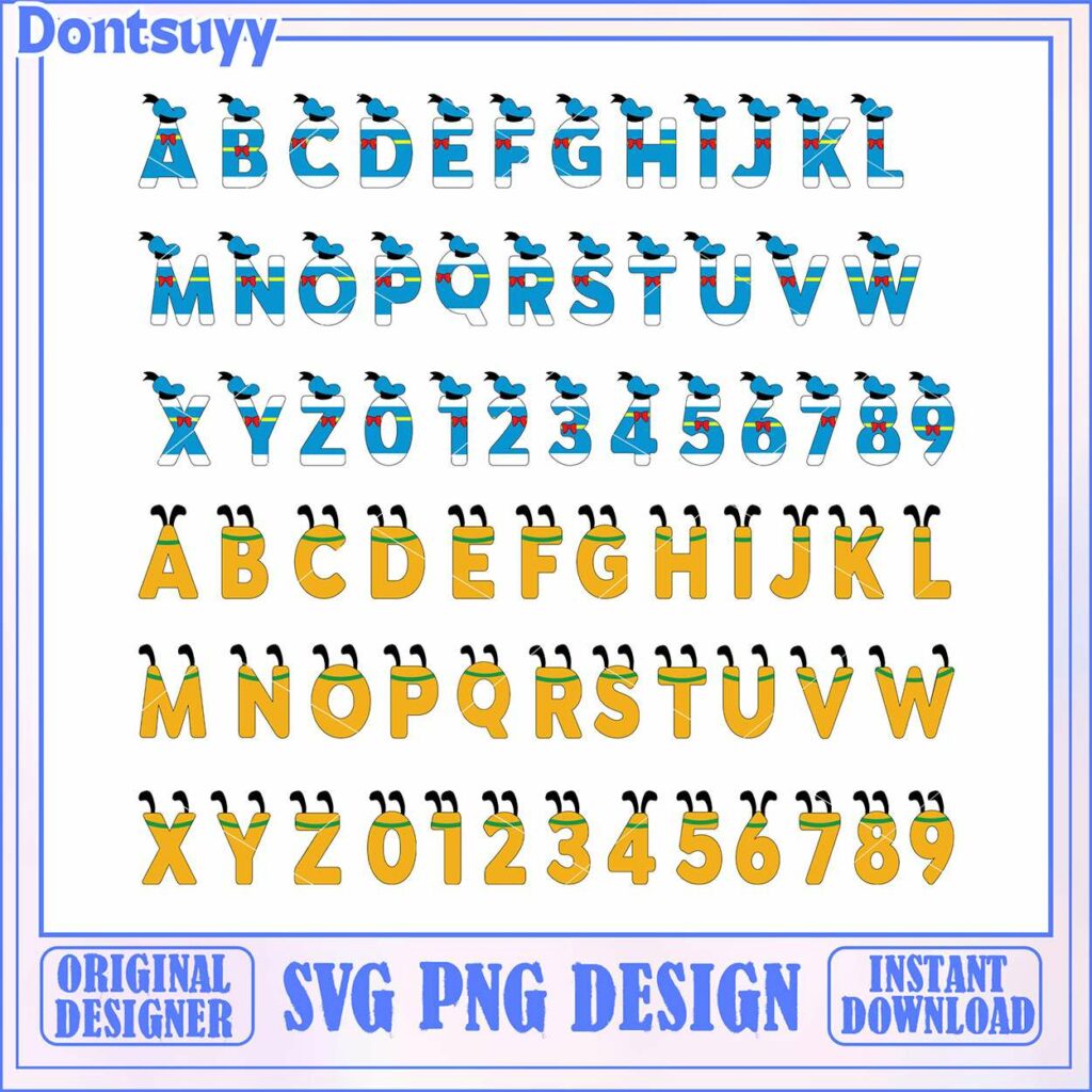 Disney pluto goofy alphabet bundle svg, alphabet disney svg - High ...
