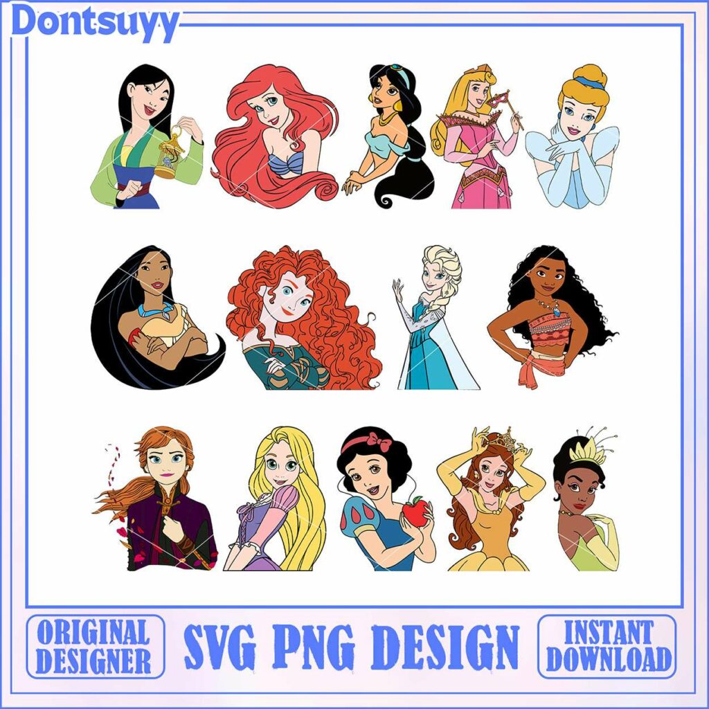 Disney villains clipart svg bundle, disney villains svg, disney ...