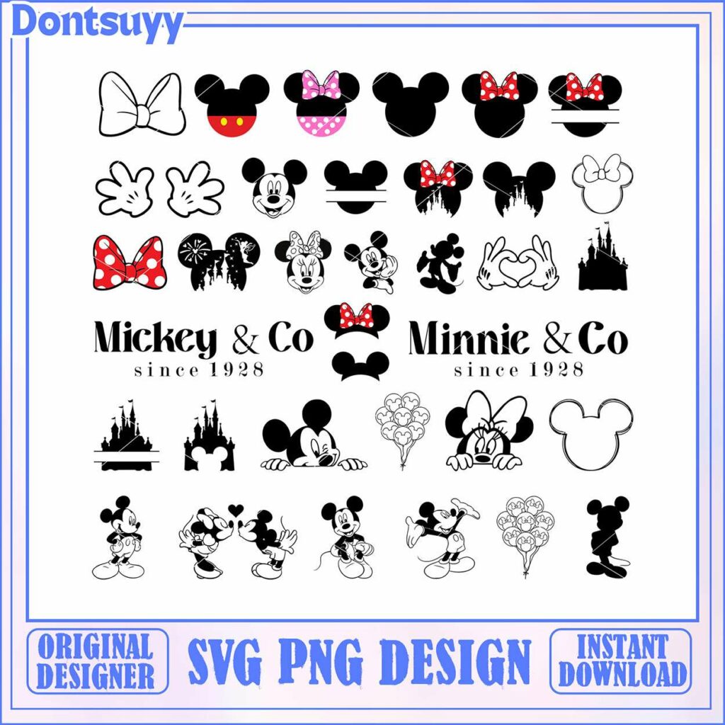 Disney mickey and co svg bundle, mickey minnie svg, disney mickey svg ...