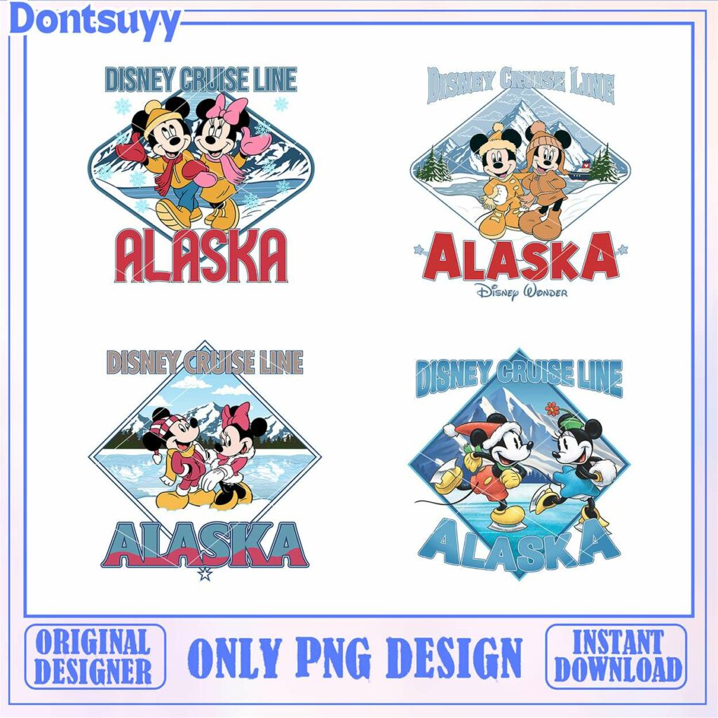 Mickey minnie alaska png bundle, disney cruise line png, mickey minnie ...