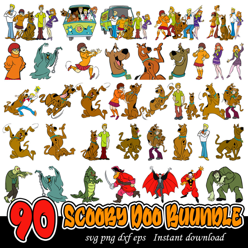 Scooby Doo cartoon svg bundle, scooby doo svg, scooby doo cartoon svg - High-quality SVG and PNG ...