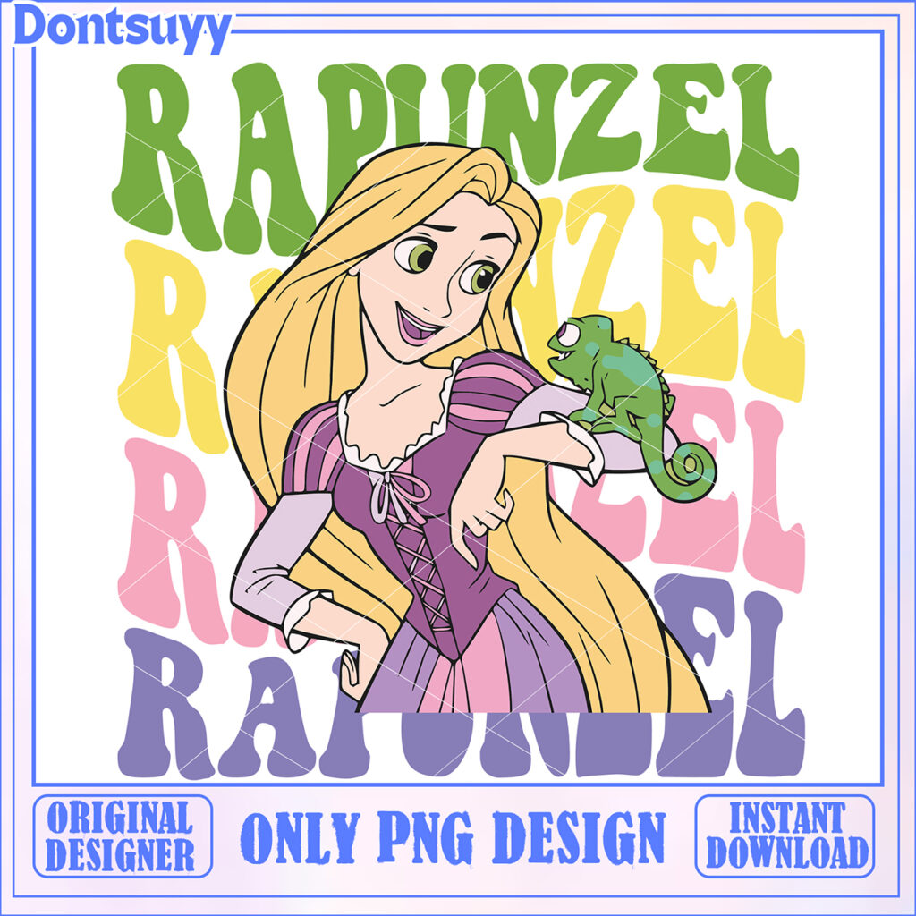 Rapunzel princess disney with pascal png, rapunzel and pascal png ...