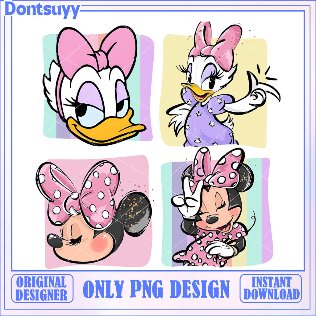 Minnie mouse and daisy duck disney png, minnie and daisy png - High ...