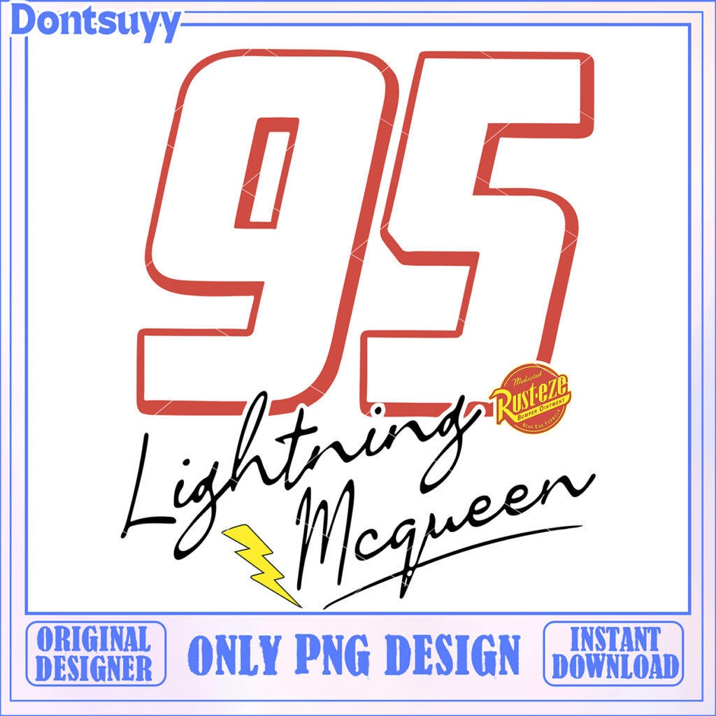 Lightning mcqueen car 95 rust eze png, cars disney movie png - High ...