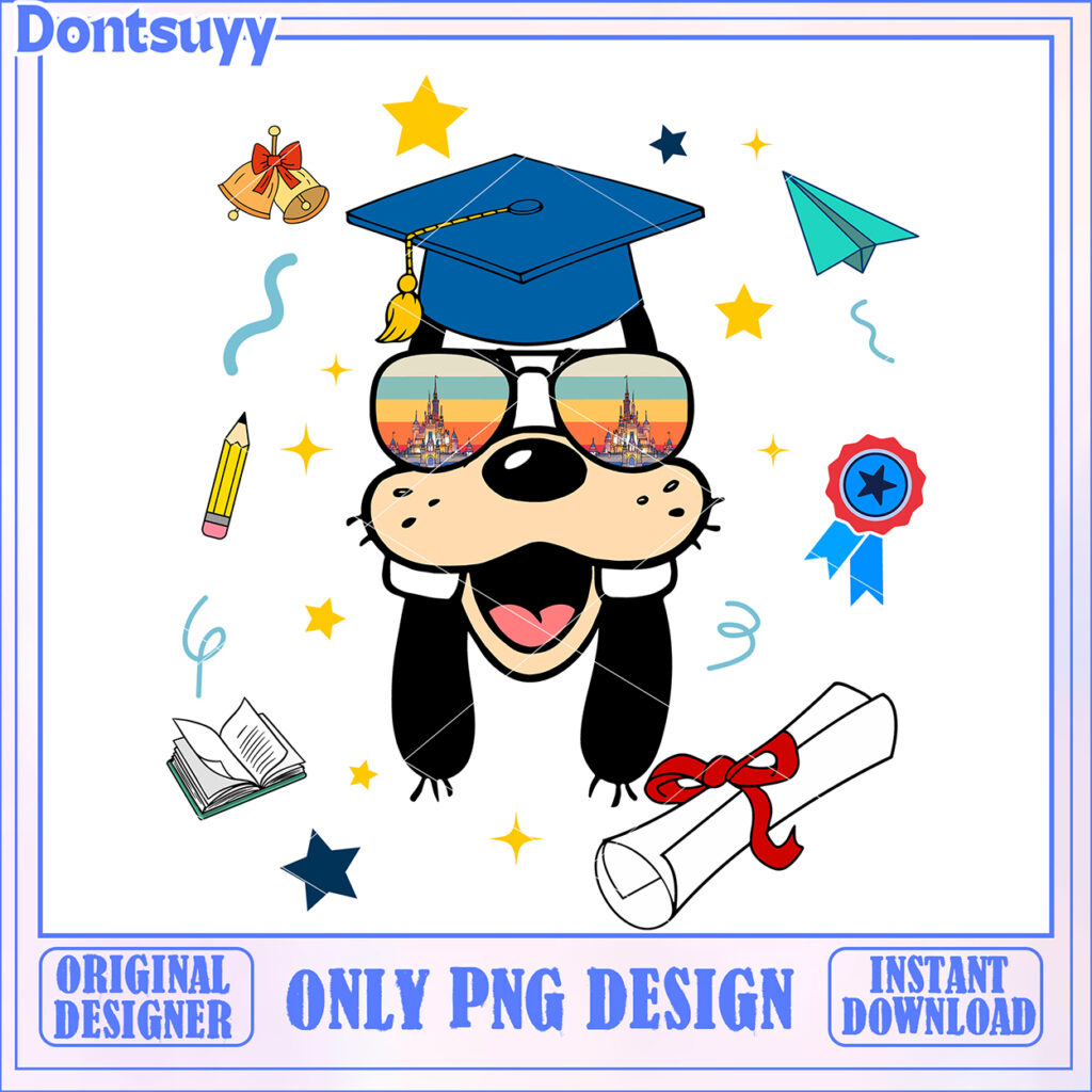 Goofy Dog disney Graduation png , goofy dog disney png - High-quality ...