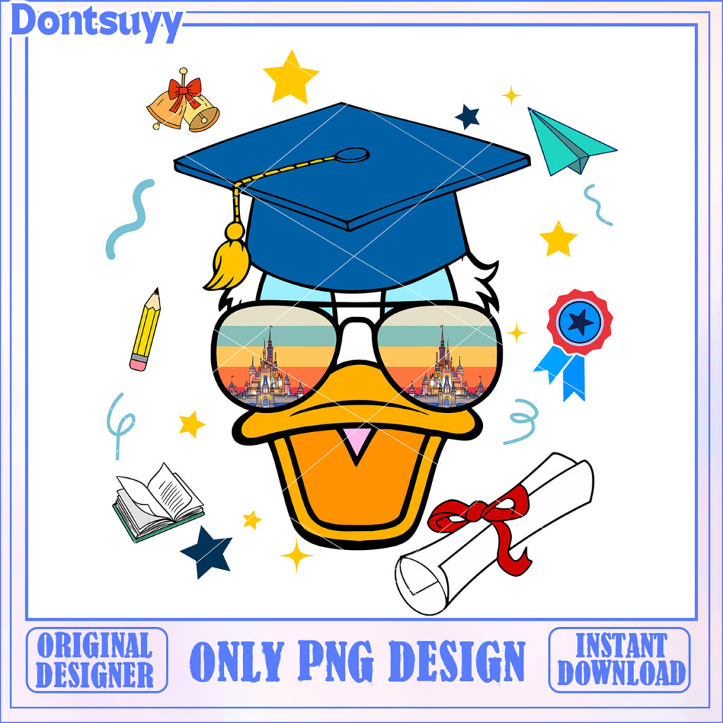Donald Duck disney Graduation png, donald duck images png - High ...
