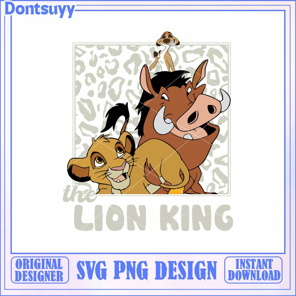 Simba and friends the lion king svg, simba and pumbaa svg - High ...