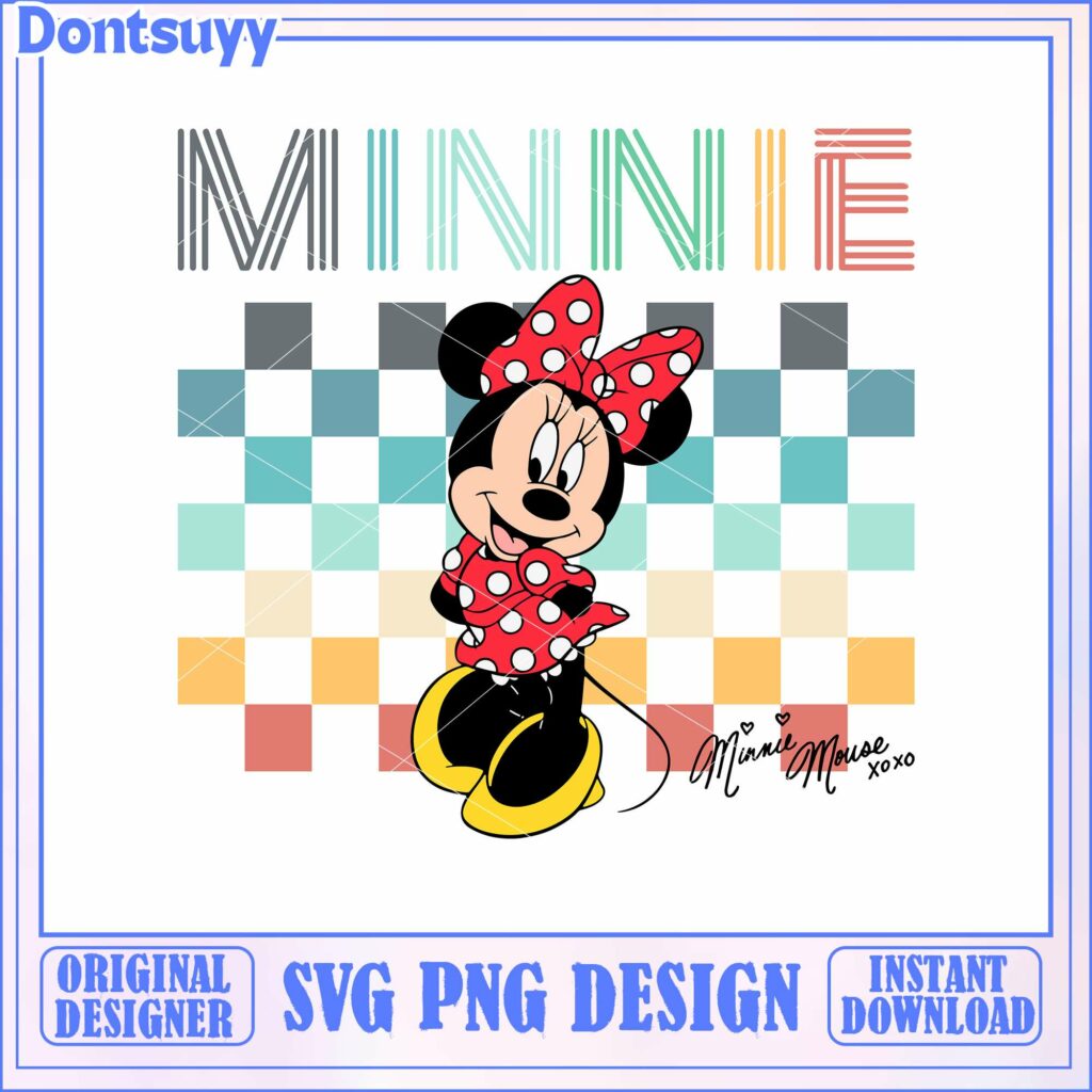 Disney minnie mouse retro signature svg, minnie mouse svg - High ...