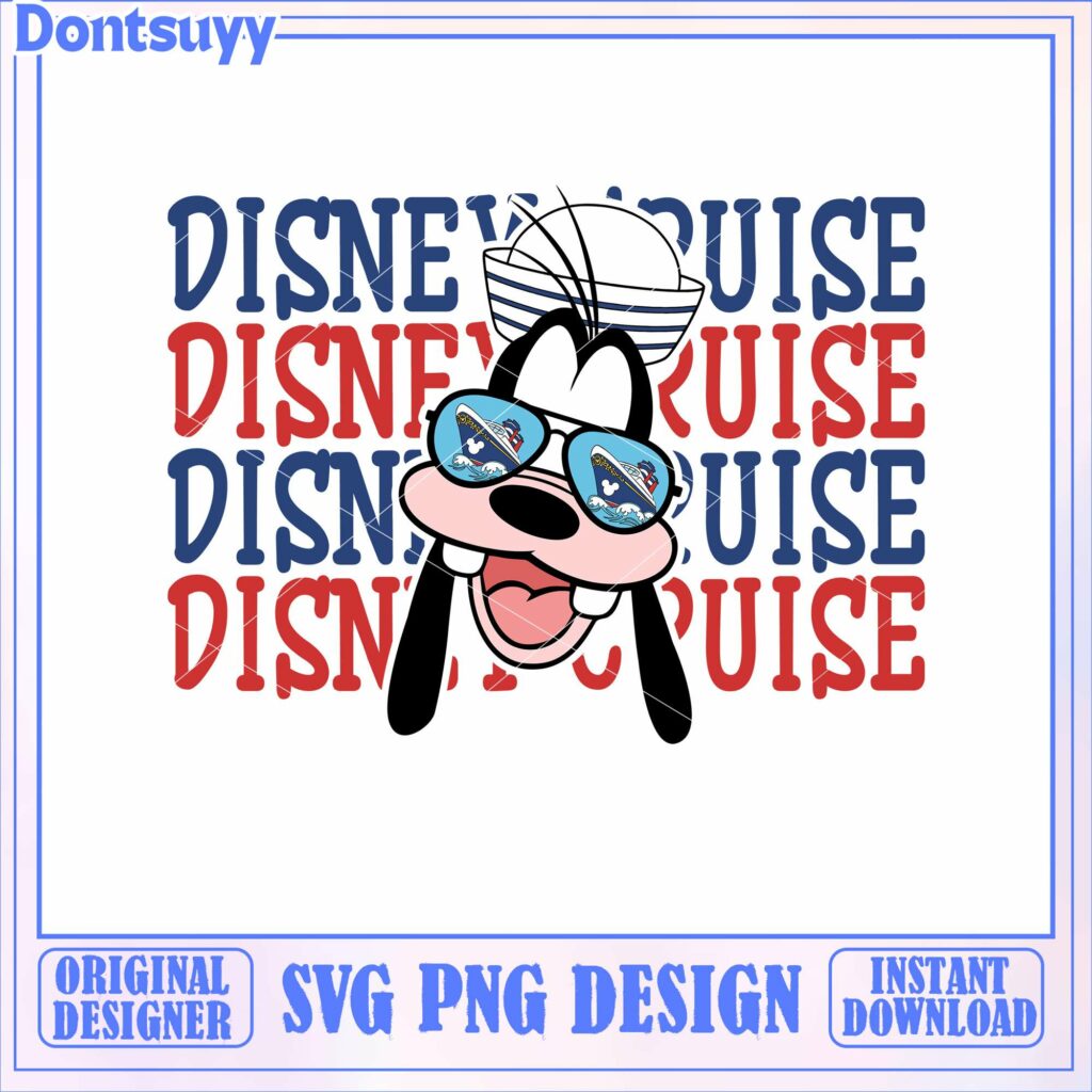 Disney cruise goofy dog face svg, disney cruise svg - High-quality SVG ...
