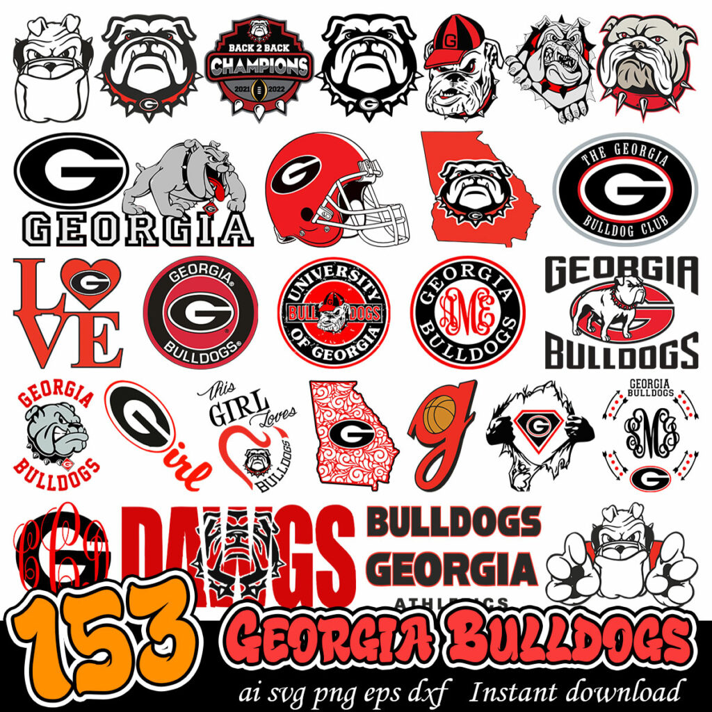 Georgia Bulldogs svg bundle, georgia bulldogs shirt svg - High-quality ...
