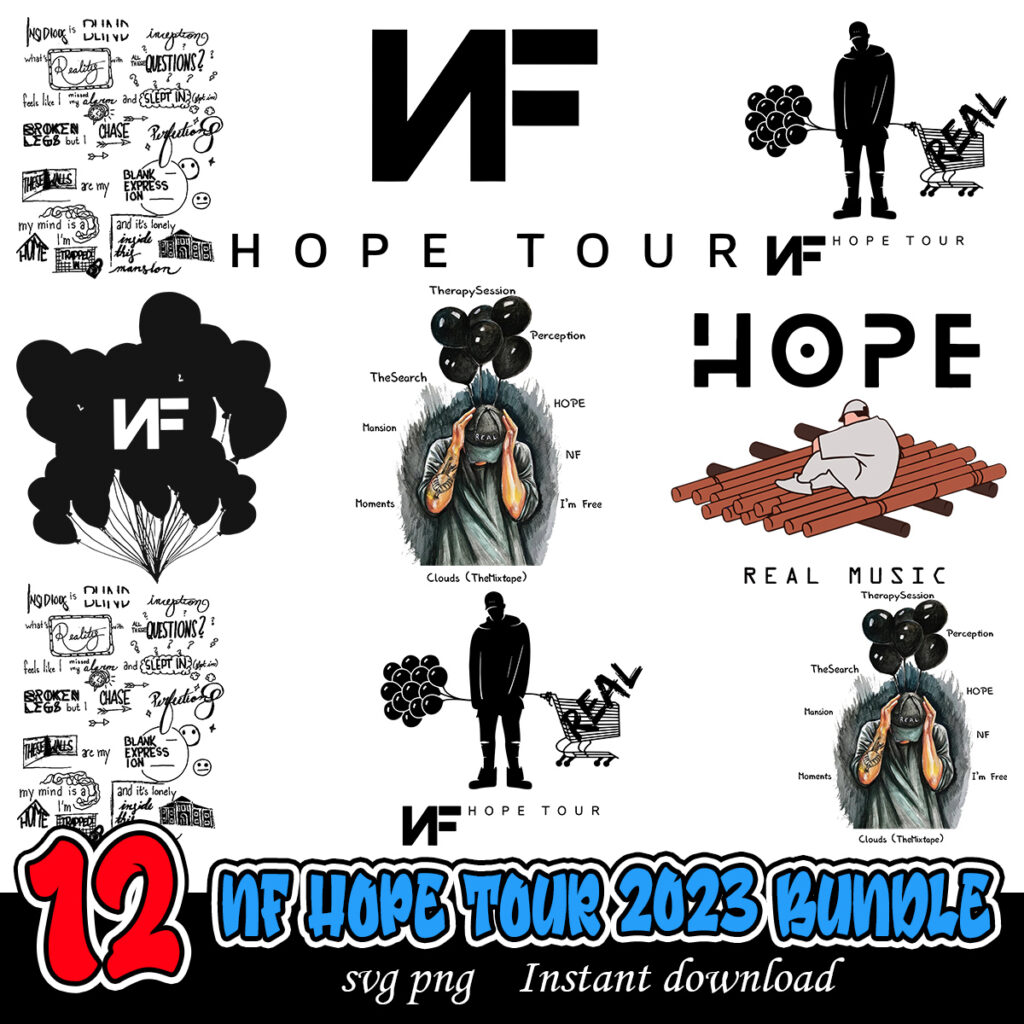 Nf Hope Tour bundle svg, nf hope tour svg, hope tour nf svg - High ...