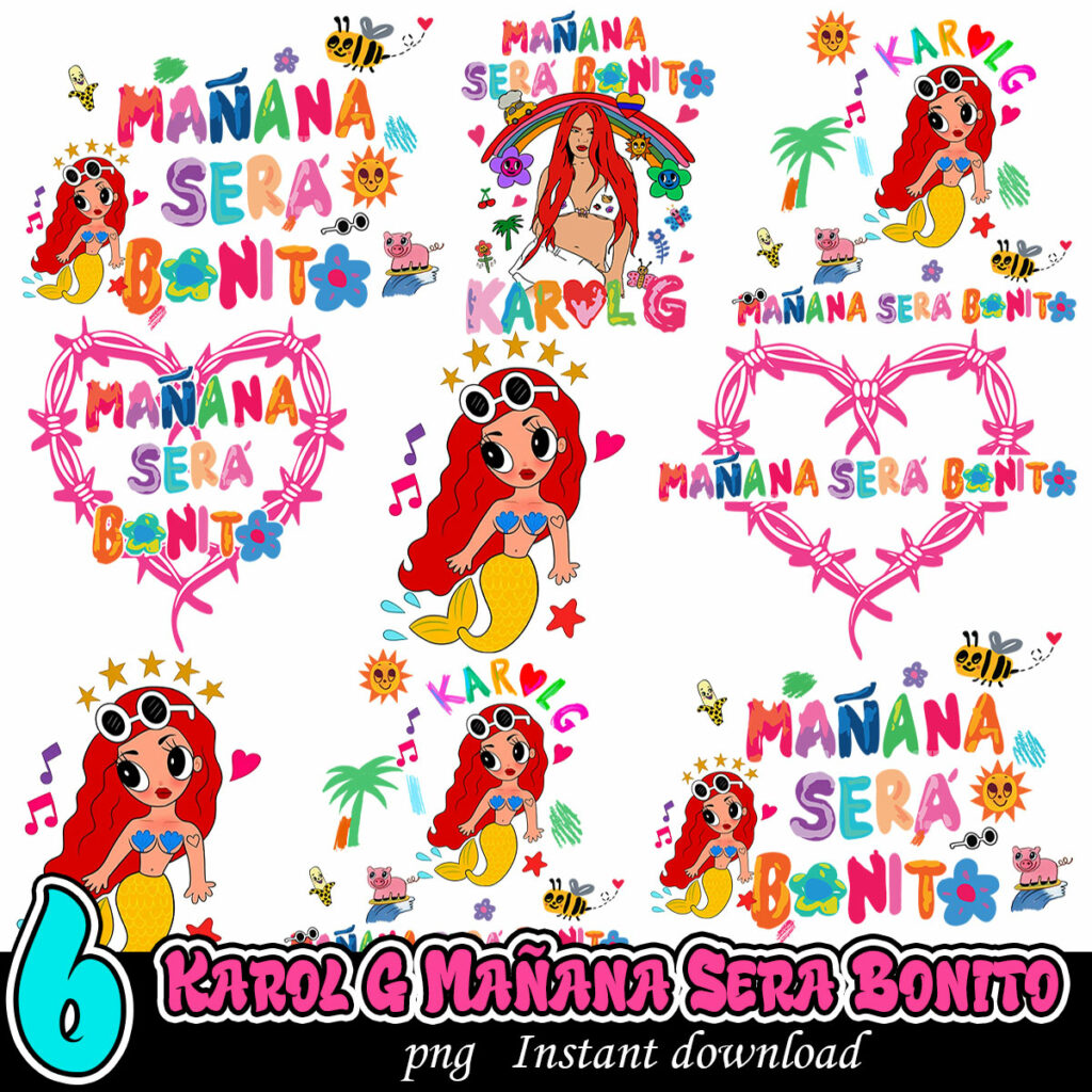 Karol g sera bonito png bundle, karol g manana sera bonito tour png ...