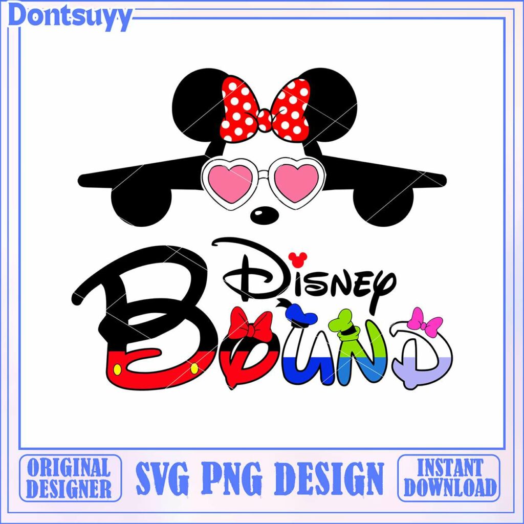 Minnie Mouse DisneyBound SVG PNG - High-quality SVG and PNG files for ...