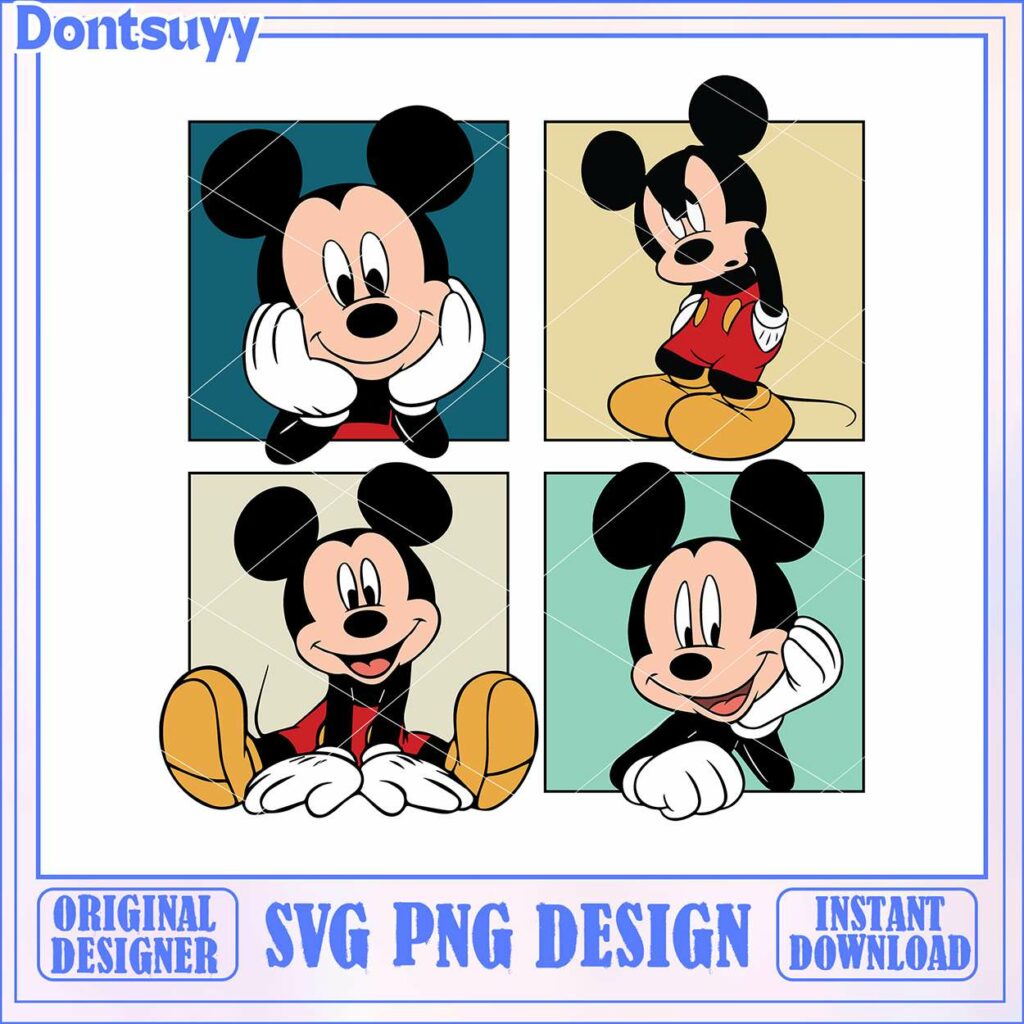 Mickey Mouse SVG PNG Designs - High-quality SVG and PNG files for ...
