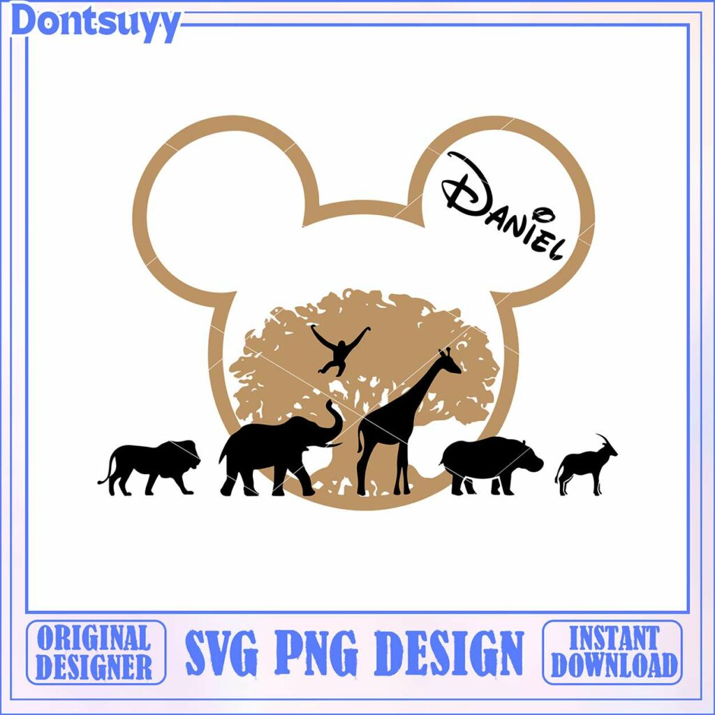 Mickey Mouse Safari SVG PNG - High-quality SVG and PNG files for ...