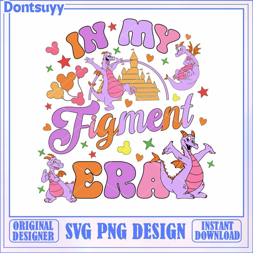 In My Figment Era PNG Design, Colorful Disney Inspired Artwork - High ...