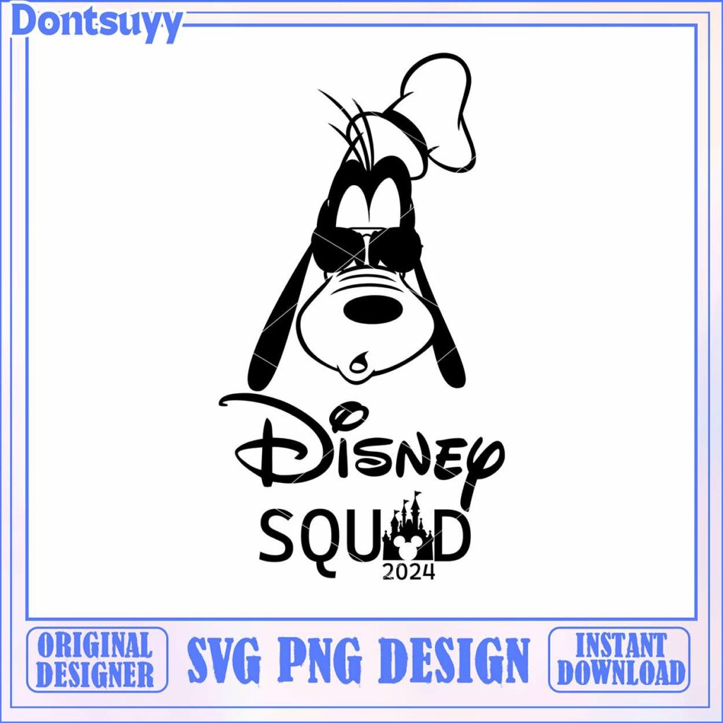 Goofy Disney Squad SVG PNG 2024 - High-quality SVG and PNG files for ...