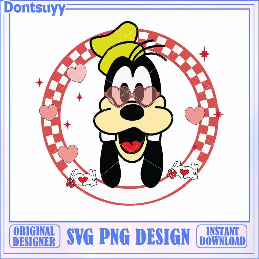 Goofy Character Art for Instant Download, Fun SVG PNG Design - High ...
