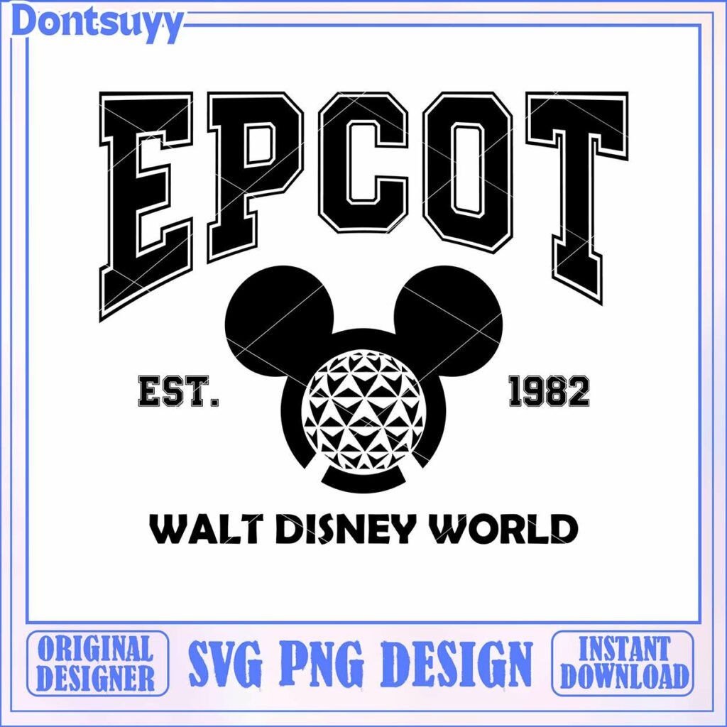 Epcot SVG PNG Design Instant Download - High-quality SVG and PNG files ...