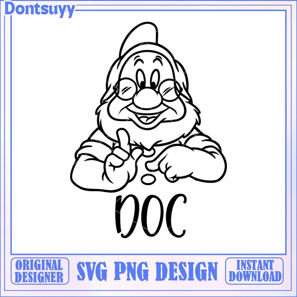 Doc the Dwarf SVG PNG Design - High-quality SVG and PNG files for ...