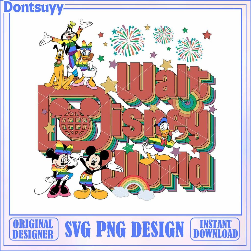 Disney World Retro SVG PNG Design - High-quality SVG and PNG files for ...