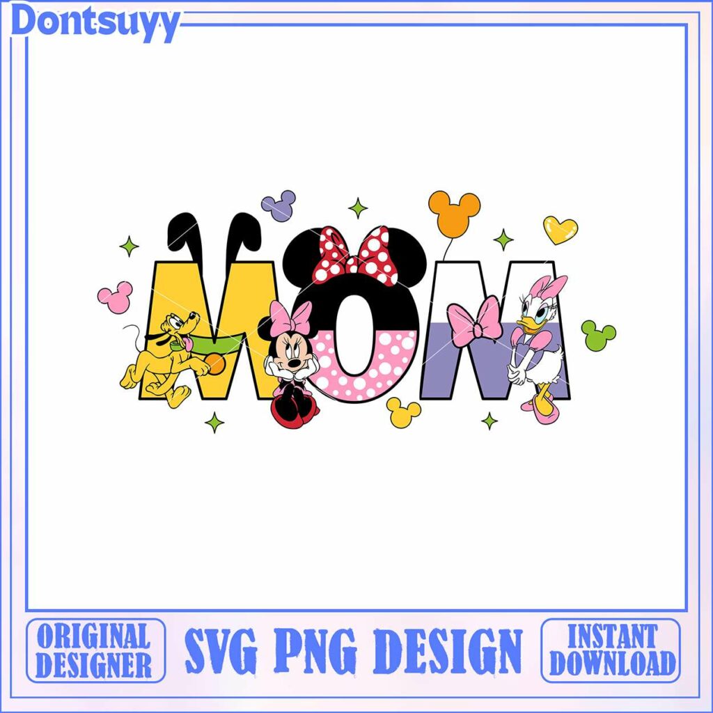 Disney Mom SVG PNG Design - High-quality SVG and PNG files for creative ...