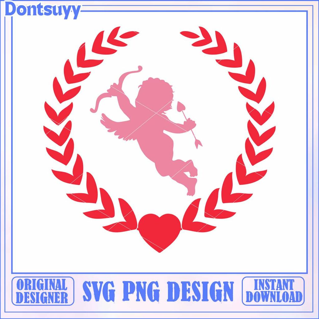 Cute Cupid Design for Valentine's Day, Perfect for DIY Crafts - High ...
