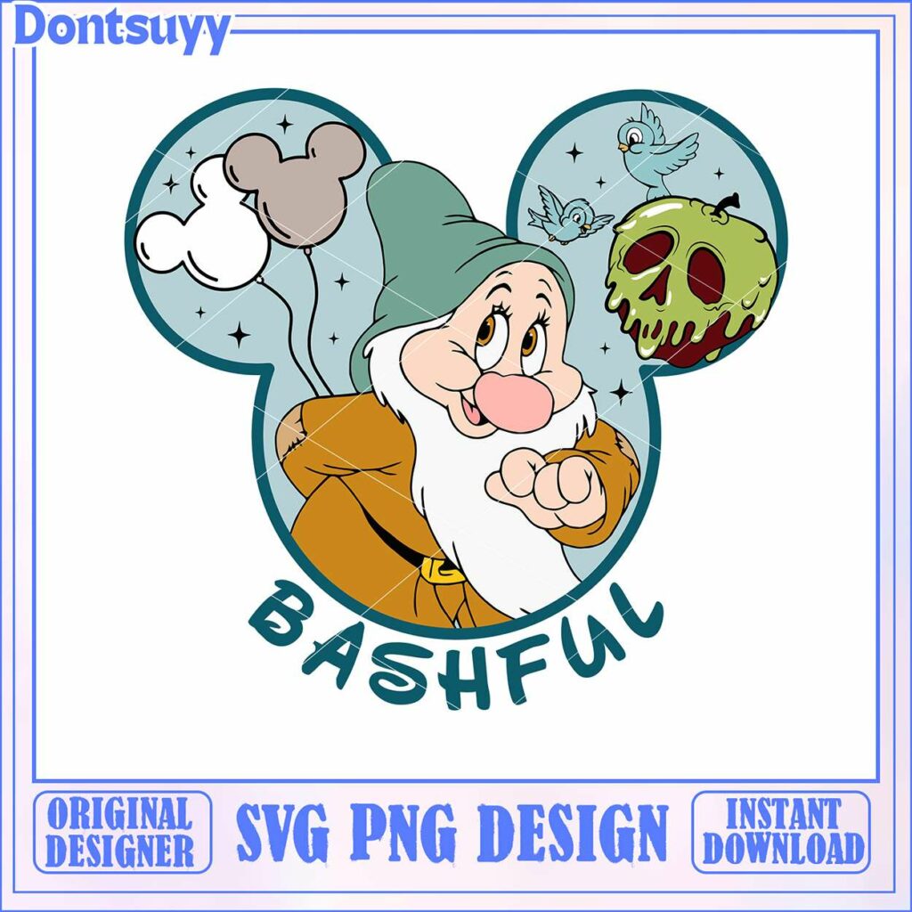 Bashful Dwarf SVG PNG Design - High-quality SVG and PNG files for ...