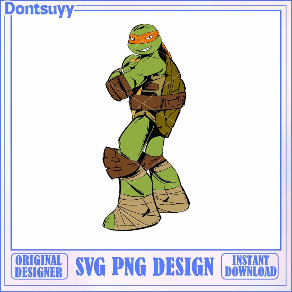 Teenage Mutant Ninja Turtle Art, Downloadable SVG and PNG Files - High ...
