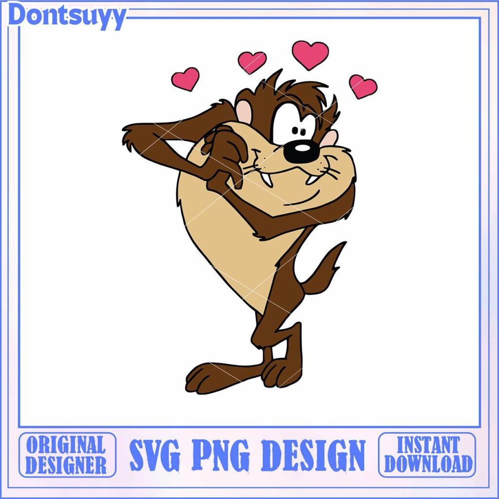 Taz the Tasmanian Devil SVG PNG Design, Perfect for Crafting Projects ...