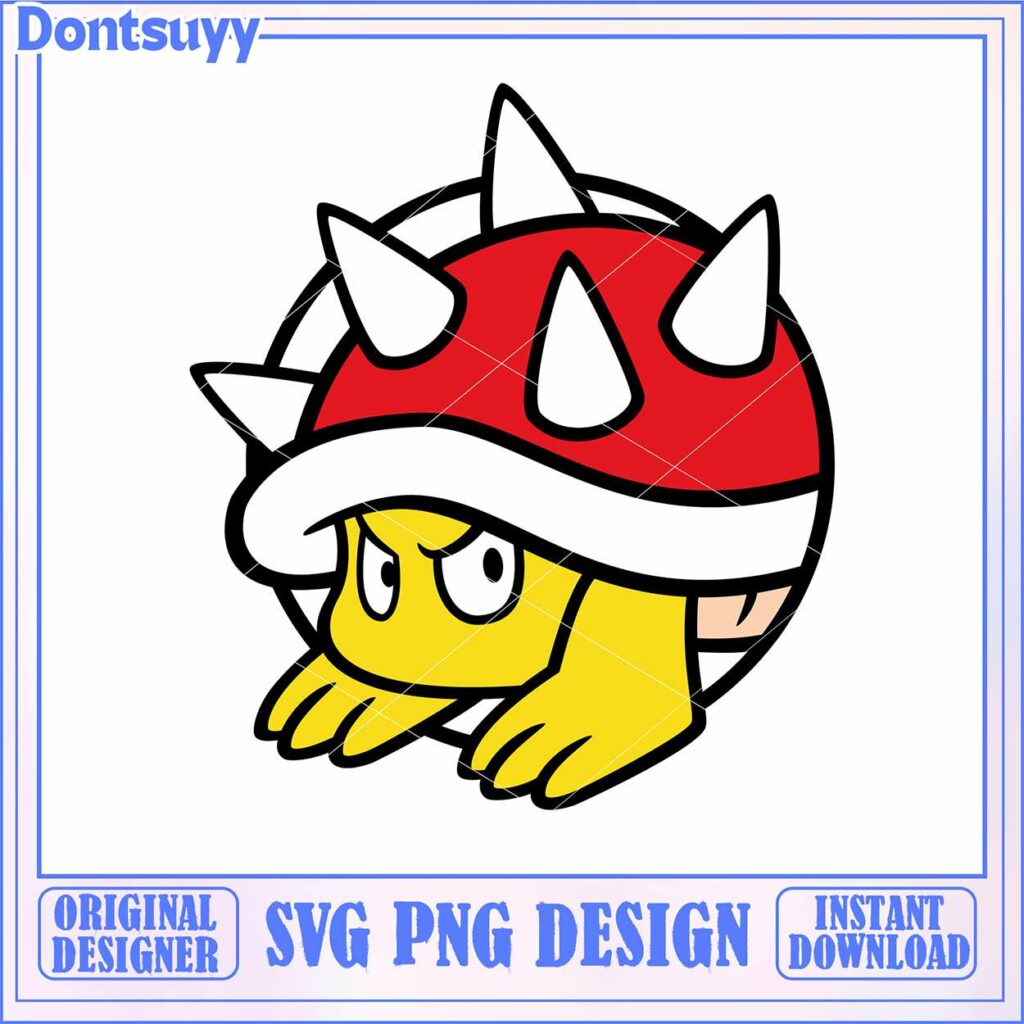 Spiky Shell Character, fun design for personal or commercial use - High ...