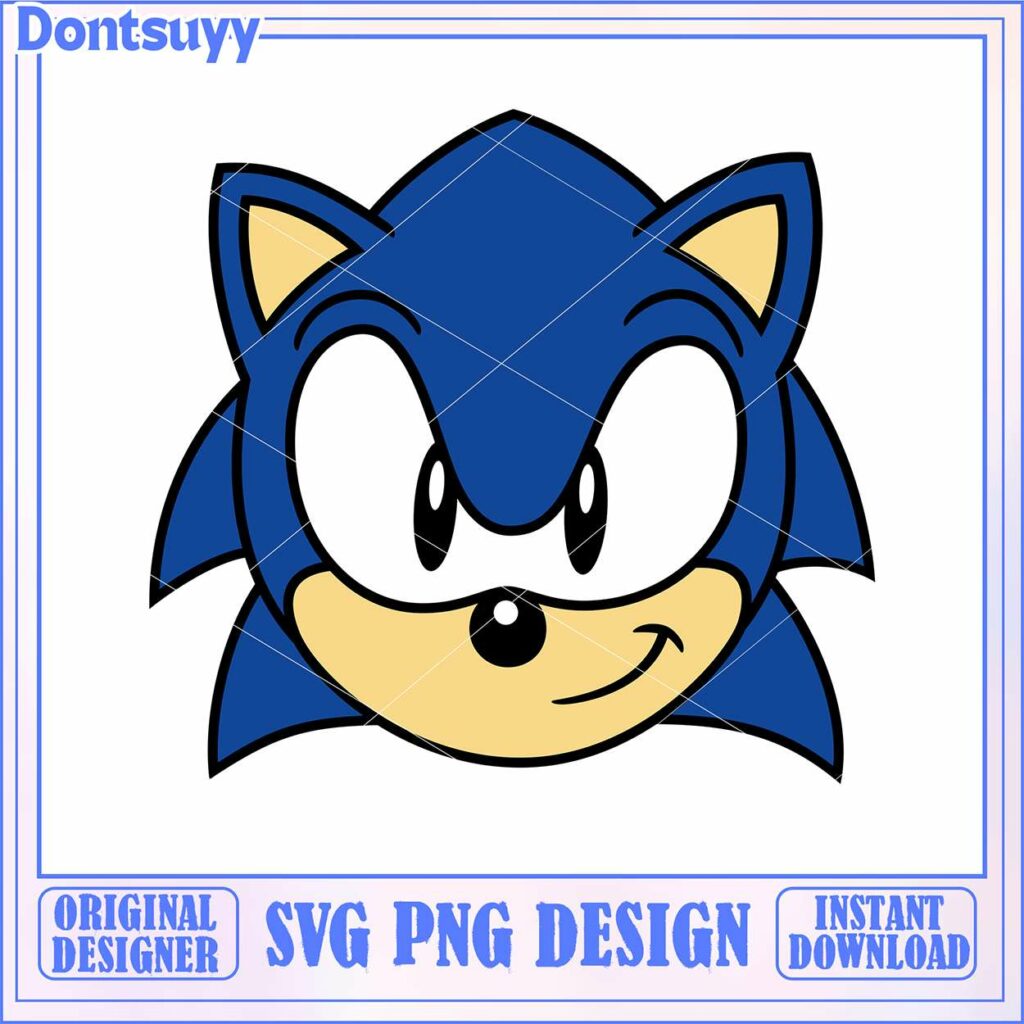 Sonic the Hedgehog Cartoon Design, Fun SVG and PNG Download - High ...