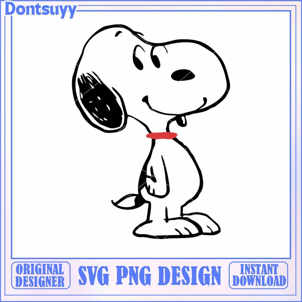 Snoopy Fun SVG PNG File, Instant Download for Creative Projects - High ...