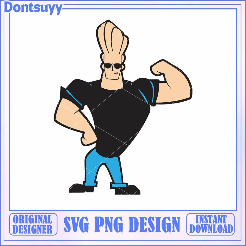 Muscle Cartoon Character Design, Downloadable SVG PNG File - High ...