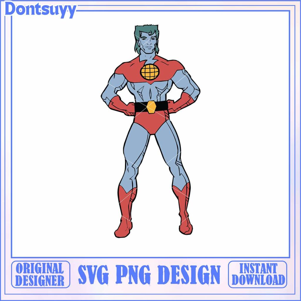 Heroic character illustration for SVG PNG design, perfect for fans ...