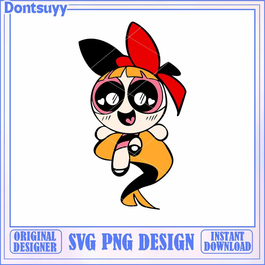 Cute animated character design for instant download, perfect for crafts ...