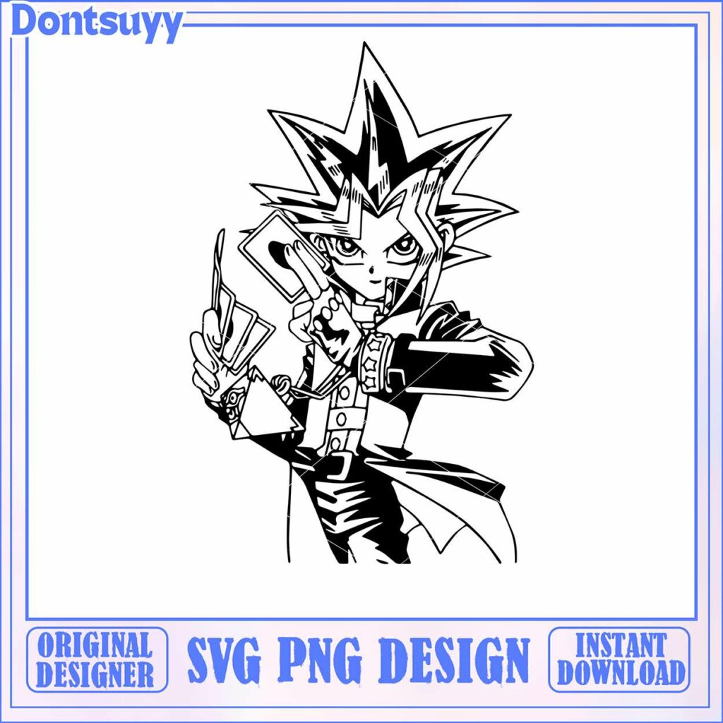 Yu-Gi-Oh Character SVG PNG Design, Instant Download for Creatives ...