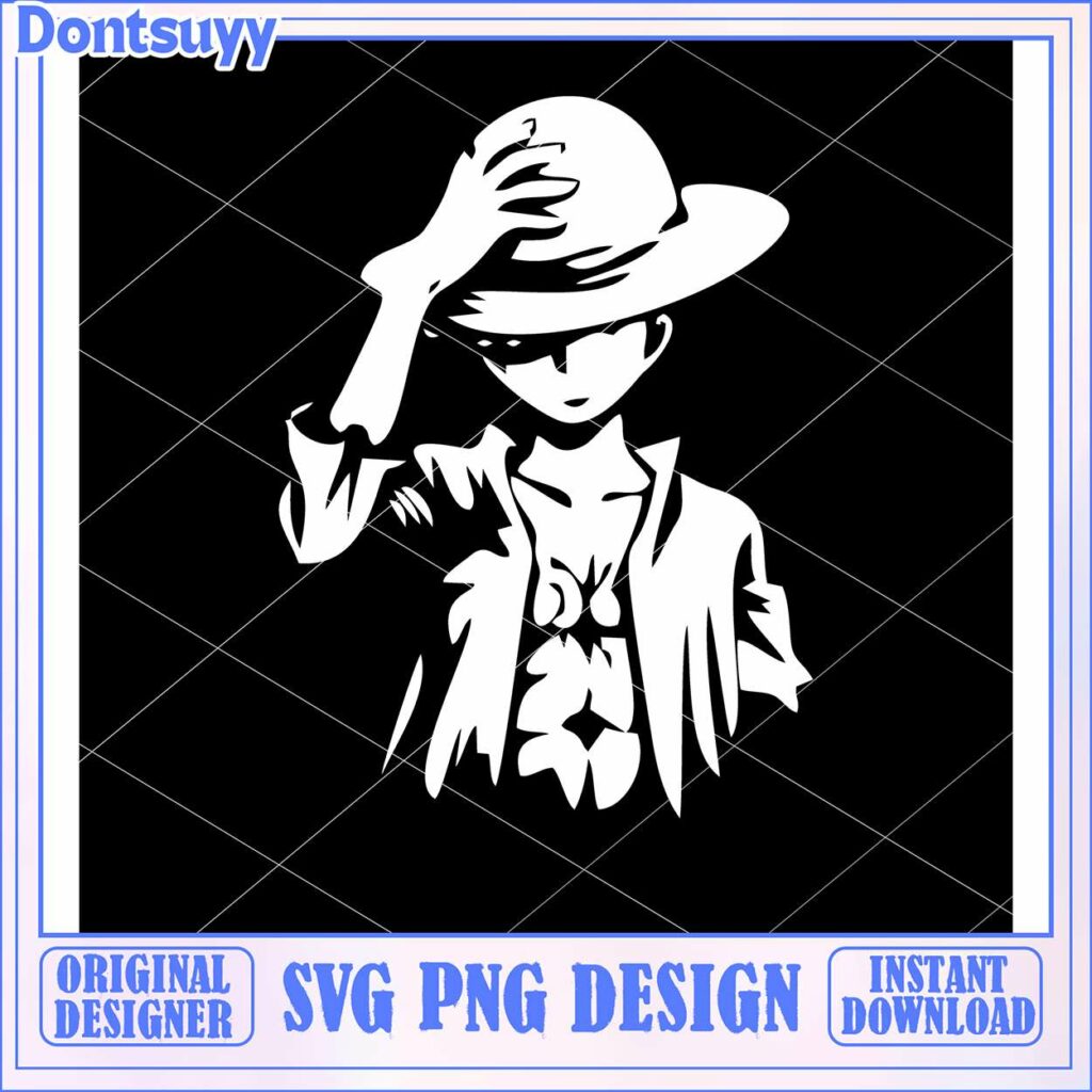 Vintage Style Hat Wearing Character SVG PNG Design, Instant Download ...