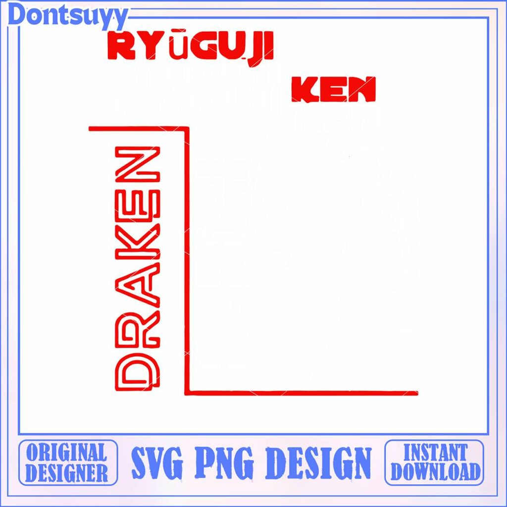 Ryuguji Ken and Draken SVG PNG Design, great for instant download ...