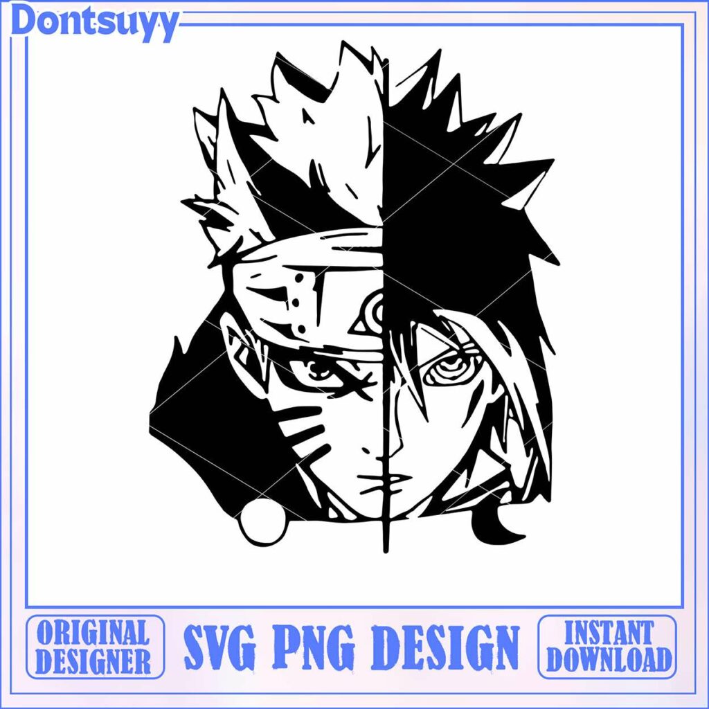 Naruto Sasuke SVG PNG Design - High-quality SVG and PNG files for ...