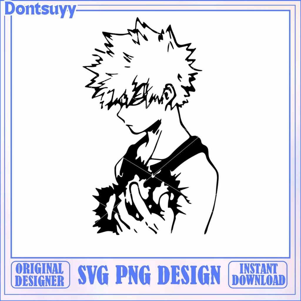 My Hero Academia Character SVG File, High Quality Instant Download ...