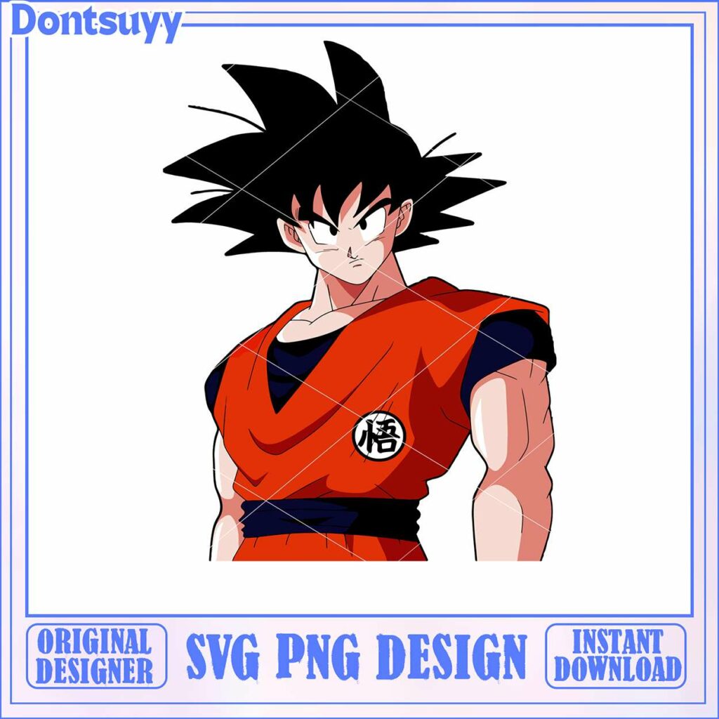 Goku Character Design PNG, Instant Download for Your Projects - High ...