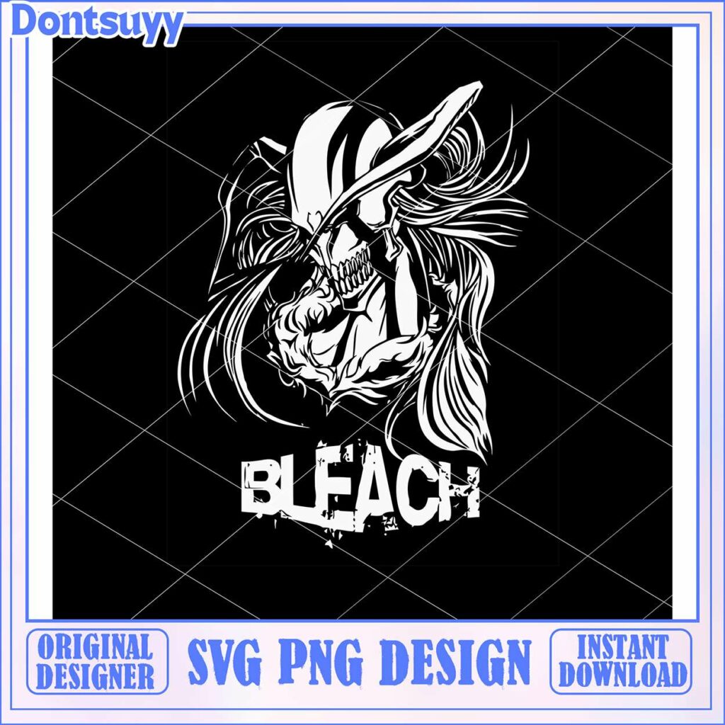 Bleach SVG PNG Design Instant Download - High-quality SVG and PNG files ...
