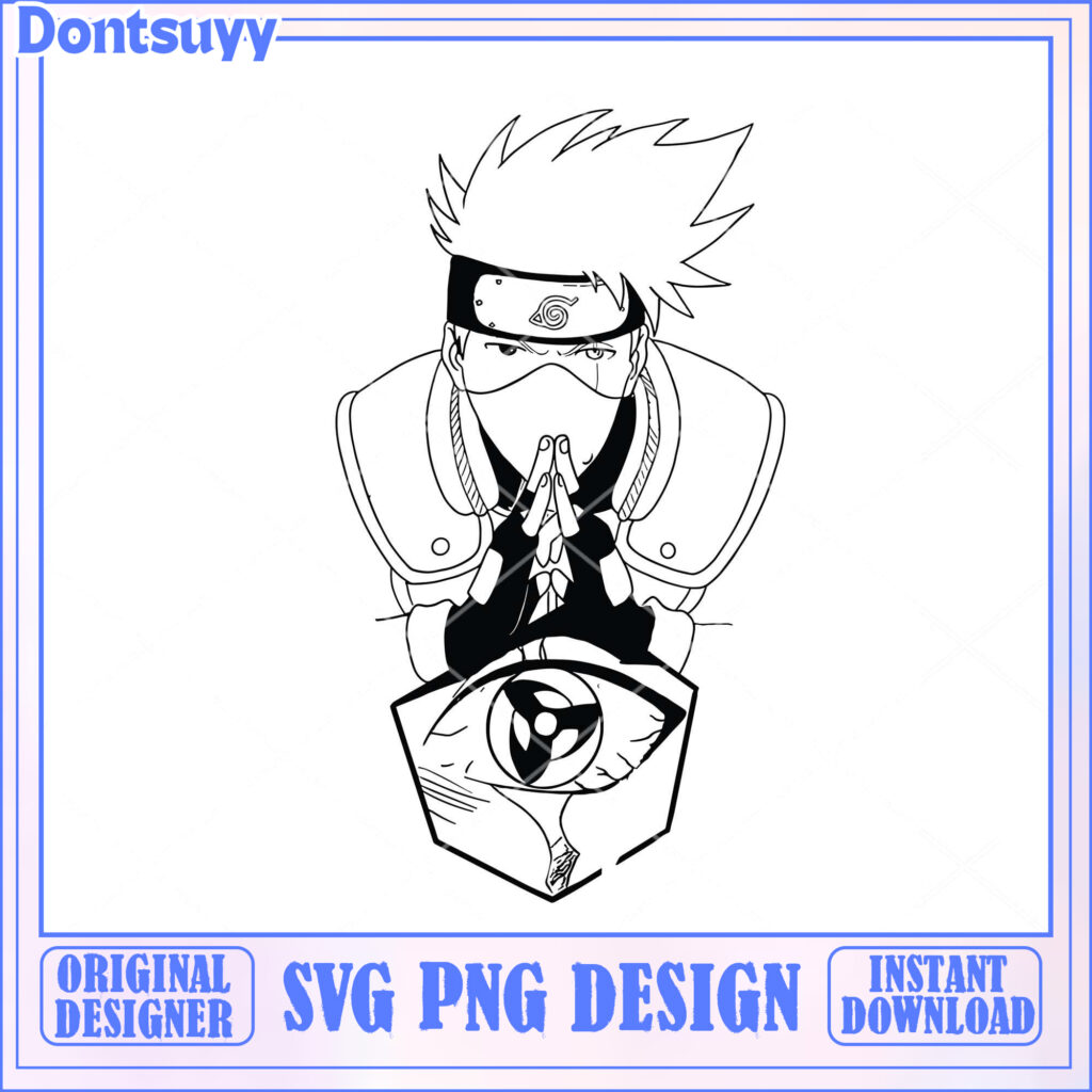 Kakashi Sharingan SVG PNG - High-quality SVG and PNG files for creative ...