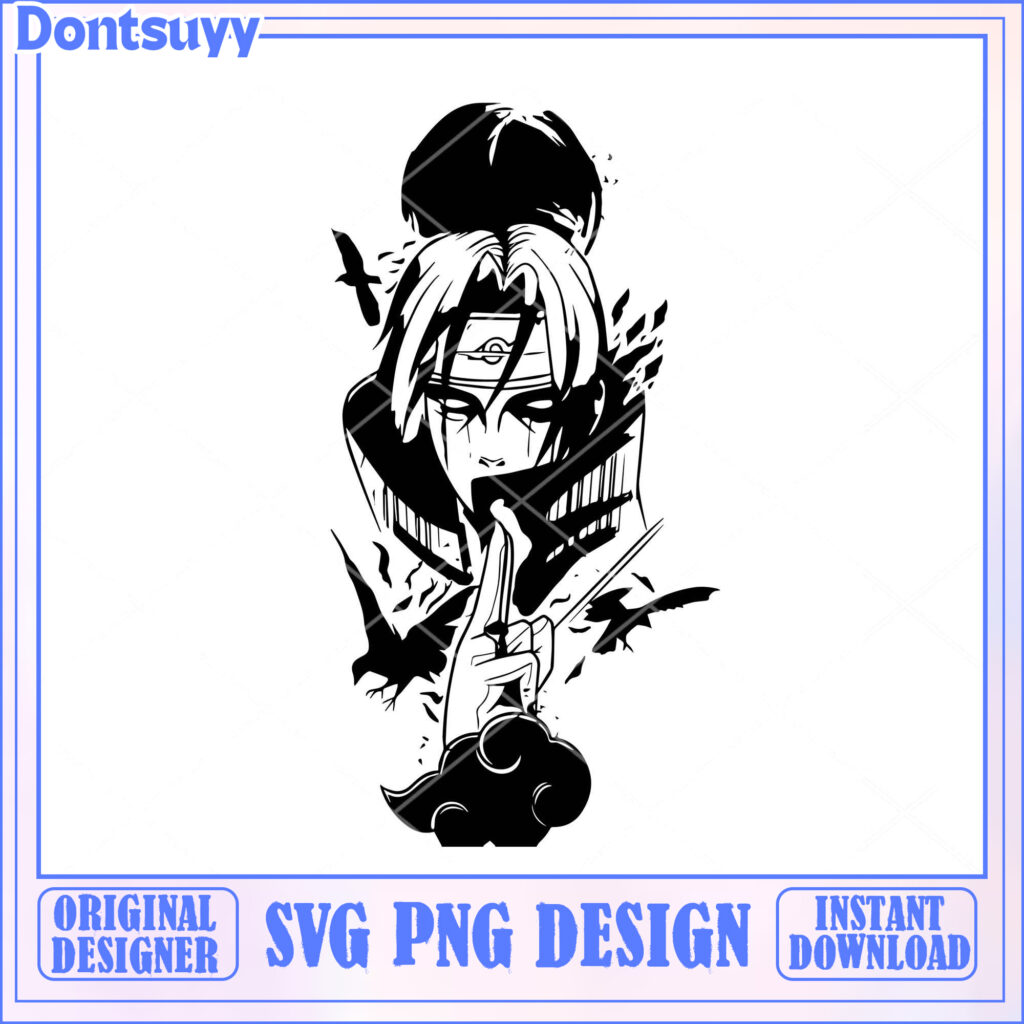 Itachi Uchiha Art Naruto SVG PNG - High-quality SVG and PNG files for ...
