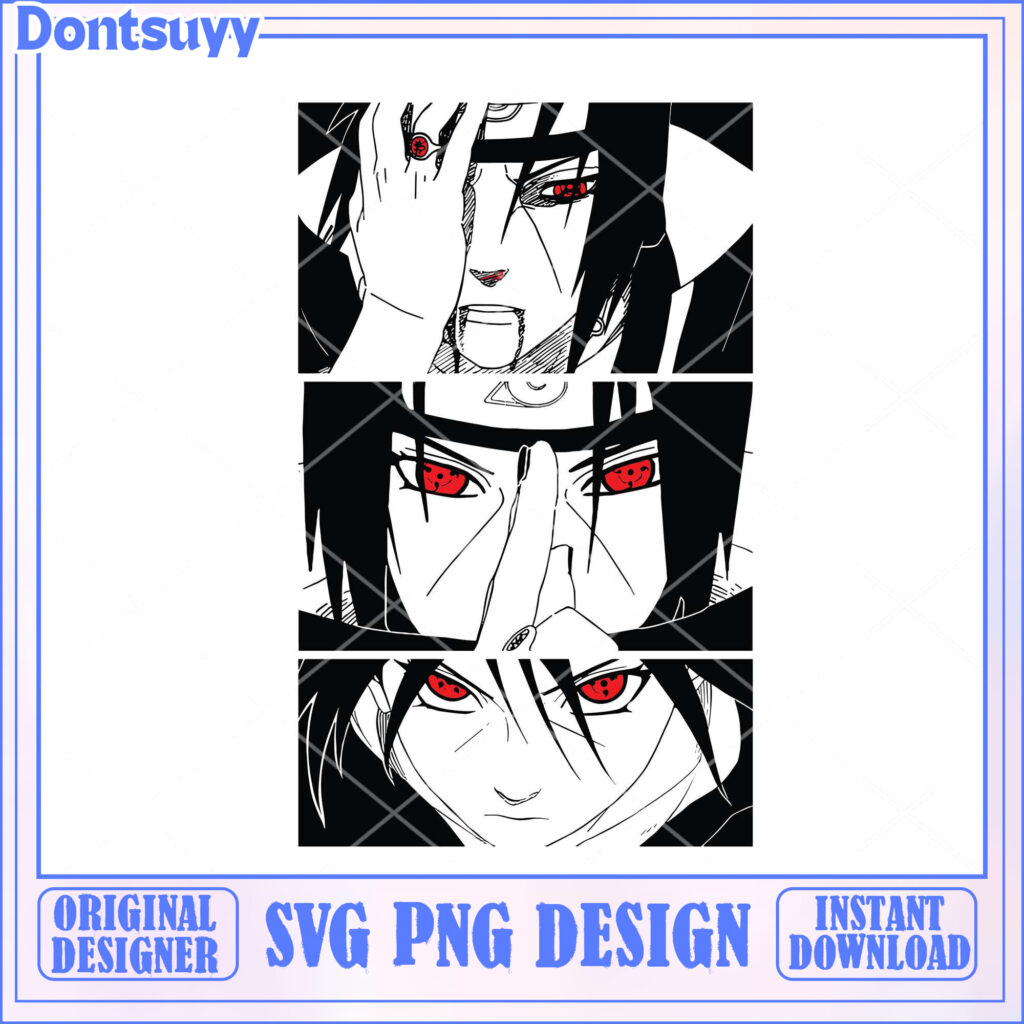 Itachi Sharingan SVG PNG - High-quality SVG and PNG files for creative ...